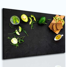Malvis ® Obraz do kuchyně Avokádo Velikost: 150x100 cm