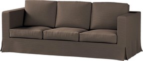 Potah na pohovku IKEA  Karlanda 3-místná nerozkládací, dlouhý barva hnědá látka pletený vzor