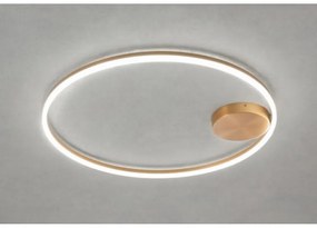 Redo Nástěnné/stropní LED svítidlo ORBIT ø 80 cm, 3000K Barva: Bronzová, Stmívání, řízení: TRIAC