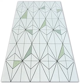 Kusový koberec Sisal COLOR 19447/062 krémový geometrický vzor Rozměr: 120x170 cm