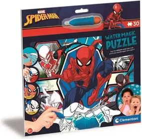 Clementoni PUZZLE s malováním vodou Water Magic: Spiderman / 30 dílků