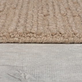Béžový ručně tkaný vlněný koberec 160x230 cm Harris Boucle – Flair Rugs