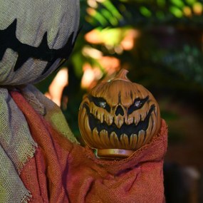 HOMCOM Strašák Halloween dekorace, pohyblivý, vydává zvuky, na baterie