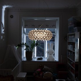 Foscarini Caboche Plus media závěsné R7s, šedá