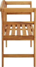 Zahradní lavice 114 cm masivní akáciové dřevo 316497