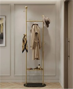 Kovový věšák ve zlaté barvě 48x178 cm Olaf – Mauro Ferretti