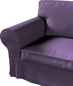 Potah na pohovku IKEA Ektorp 2-místná s lenoškou barva fialová látka pletený vzor