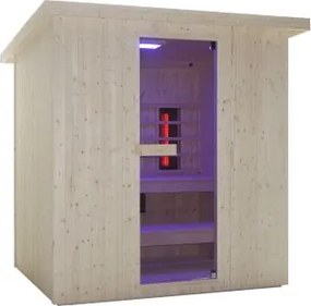 RAKOUSKÝ produkt - Venkovní kombinovaná sauna LAHTI 198x181,5x202,2 cm ( F30200 )