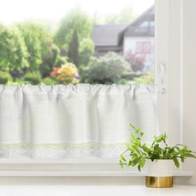 KRÁTKÁ ZÁCLONA NA PÁSCE VINCE 200X40 CM BÍLÁ
