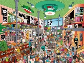 HEYE Puzzle Obchod s hudebninami / 1500 dílků