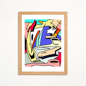 PAUSER | P-Mesh Rám: Dubový, Velikost: 30 x 20 cm
