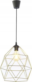 Závěsná drátěná lampa Galaxy Black/gold XL 3457 Tk Lighting