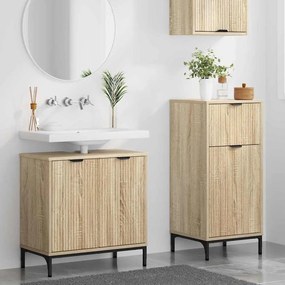 Sada koupelnového nábytku 2 ks Sonoma dub 39,5 x 36 x 88 cm 3393095