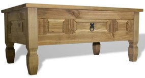 Konferenční stolek z mexické borovice Corona 100x55x44 cm 243736