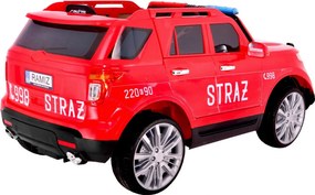Ramiz Dětské hasičské SUV na baterie na dálkové ovládání + sirény + světla + megafon