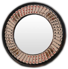 Bramble Furniture Zrcadlo kulaté, motiv karet