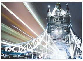 Skleněný obraz Tower Bridge (70x50 cm)