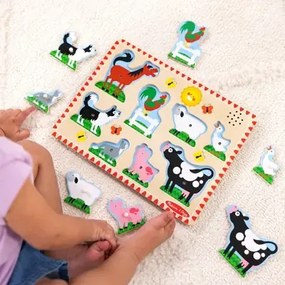 Spin Master Melissa  Doug puzzle se zvukovými efekty / od 2 let