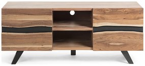 OnaDnes -20% Akátový TV stolek Kave Home Uxia 160 x 43 cm