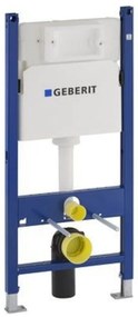 Geberit Geberit, závěsný set pod omítku Duofix Delta + závěsná WC mísa Desna s toaletním sedátkem z duroplastu, Vortex splachování, bílá lesklá, LAV-SETDESNAGEB