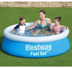 Bestway Fast Set Nafukovací bazén kruhový 183 x 51 cm modrý - Default Title