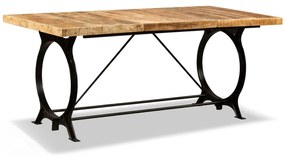 Jídelní stůl z hrubého masivního mangovníkového dřeva 180 cm,  244801