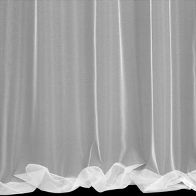 Bílá záclona na flex pásce TONIA 140x300 cm