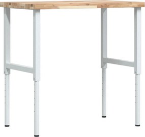 Pracovní stůl 100x60x(73–99,5) cm masivní akácie obdélníkový 3309713