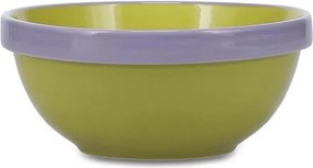 Zelená/fialová miska z kameniny 710 ml Duo – ONA