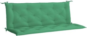 Poduška na zahradní lavici zelená 150x(50+50)x7 cm látka oxford 315021