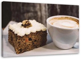 Obraz na plátně Kávový dort Cappuccino - 60x40 cm