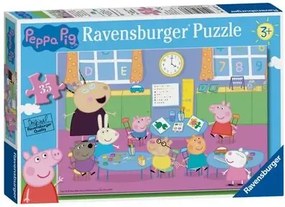 Ravensburger Prasátko Peppa: Třída - 35 dílků / od 4 let