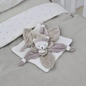 Doudou Dárková sada - Plyšový muchláček béžový medvídek 24 cm / od 0 l