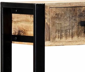 Konzolový stolek 90 x 30 x 75 cm masivní mangovníkové dřevo 247920