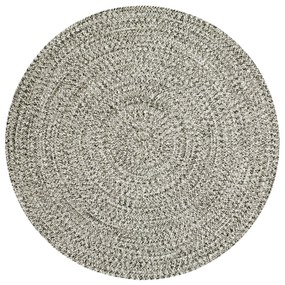 Hanse Home, Kusový koberec Braided 105552 Melange kruh – na ven i na doma, 200x200 (průměr) kruh, béžová, chodba / předsíň