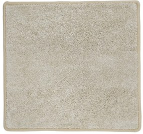 Vopi, Kusový koberec Capri Lux cream čtverec, 80x80, béžová, chodba / předsíň