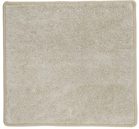 Vopi, Kusový koberec Capri Lux cream čtverec, 80x80, béžová, chodba / předsíň