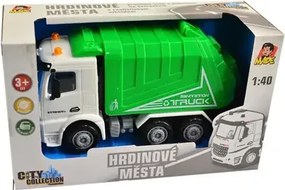 MaDe 08124 - Auto popelářské na setrvačník, 16 cm