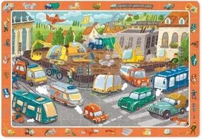 DODO Puzzle s hledáním obrázků Na cestě / 80 dílků / 45 x 31 cm