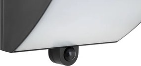 Brilliant - LED Solární nástěnné svítidlo SIERRA LED/6W/3,7V 2000 mAh IP54 černá