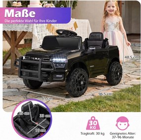 Costway 12 V dětské elektrické autíčko RAM 3500 s 2 25 W motory pro děti od 3