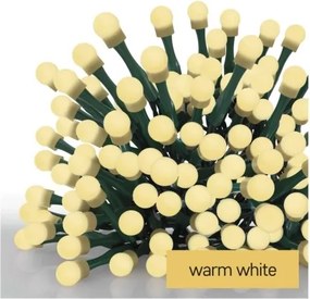 Vánoční řetěz kuličky EMOS D5GW02 ZYK0205 100LED 5m teplá bílá