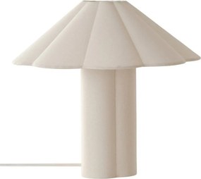 Krémová lněná stolní lampa (výška 38 cm) Gerd – Jotex