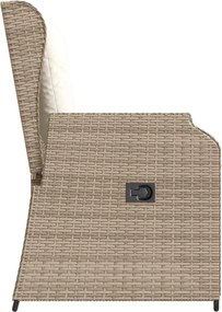 Zahradní lavice Béžová polyratan 3394462