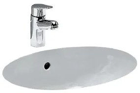 Laufen Birova - Vestavné umyvadlo 530x405 mm, s přepadem, bílá H8111910000001