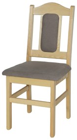 Drewmax KT102 dřevěná čalouněná židle masiv borovice