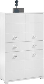 XXXLutz MIDI SKŘÍŇKA, bílá, 76/123/31 cm Xora - Koupelnové série - 001279008609