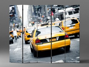Paraván new yorkské taxi Rozměr: 225 x 180 cm