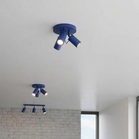 Sollux Lighting Stropní svítidlo RING 3P ultramarínové