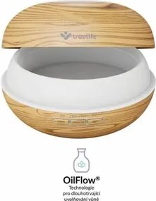 TrueLife AIR Diffuser D5 light hnědá / Aroma difuzér a zvlhčovač vzduc